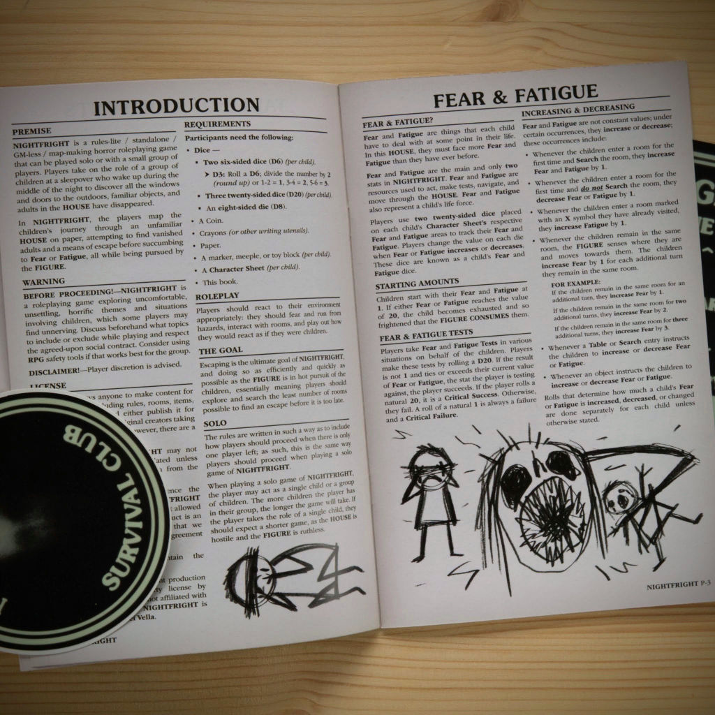 NIGHTFRIGHT - a Horror TTRPG – ratti incantati